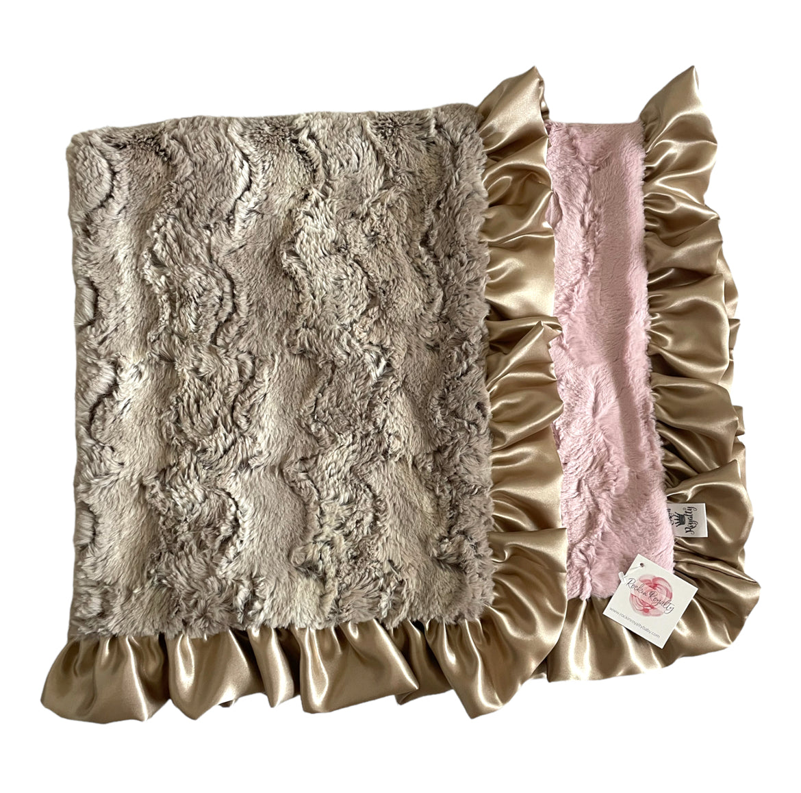 Luxe Rabbit Blush Blanket – Signature Designs Boutique